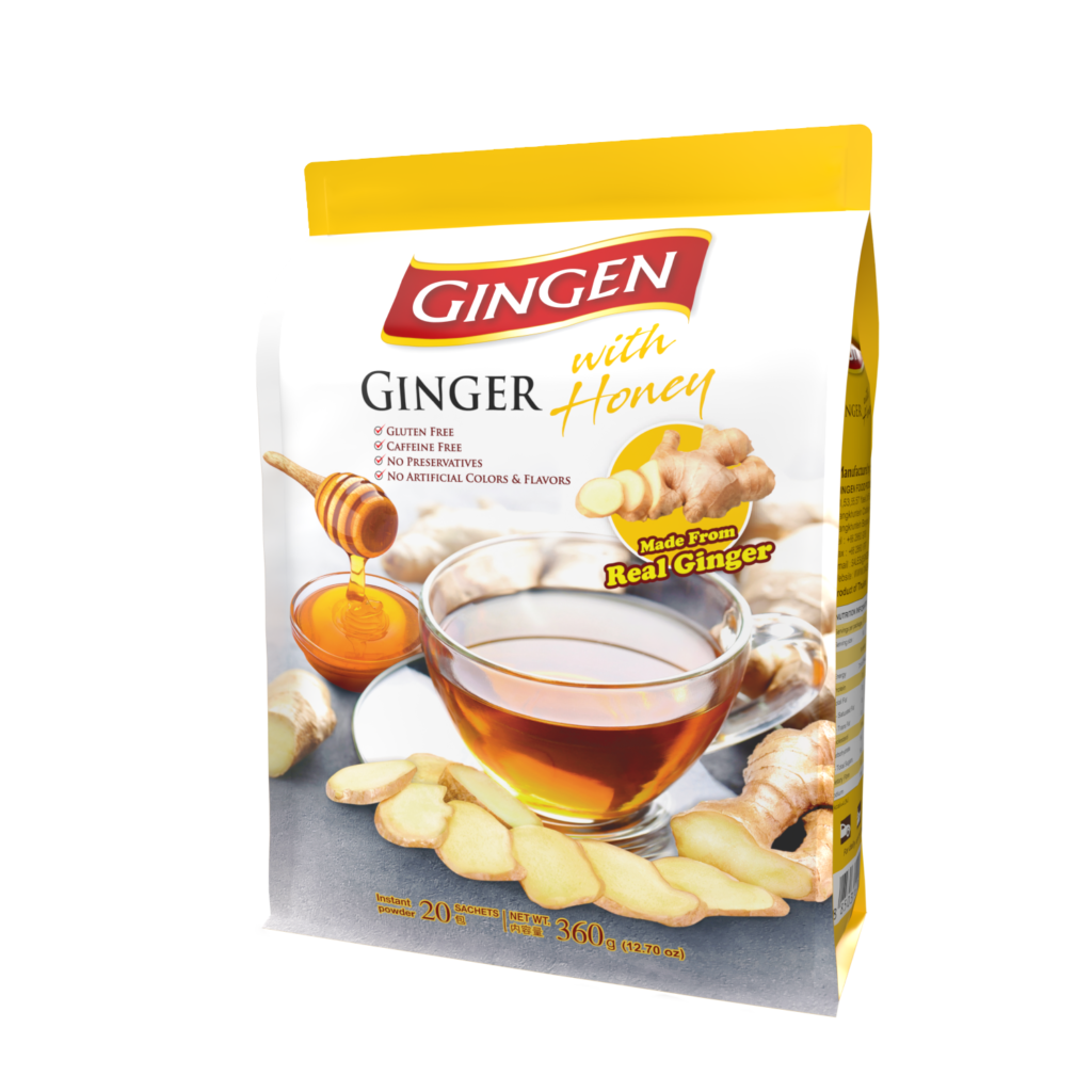 “GINGEN” Instant Ginger with honey- Bag (360G) - จินเจน